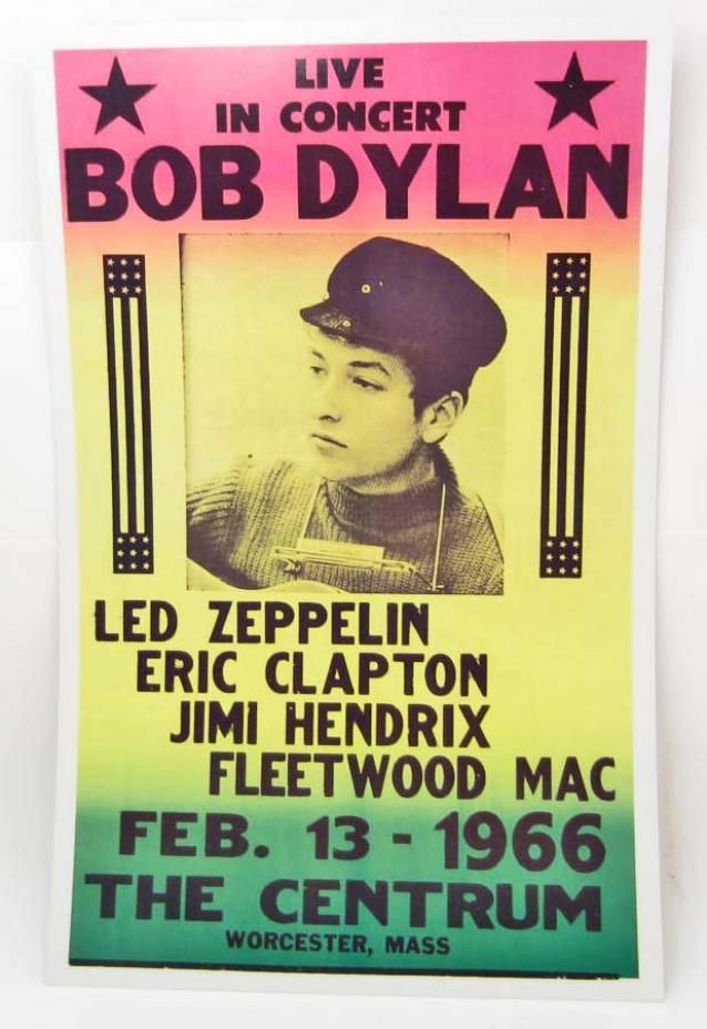 BOB DYLAN CONCERT POSTER MODERN PRINT