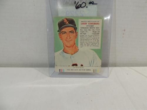 1955 RED MAN #25 BASEBALL CARD SANDY CONSUEGRA
