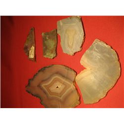 LOT OF PIECES 5 SLICED GEO'S ROCKS