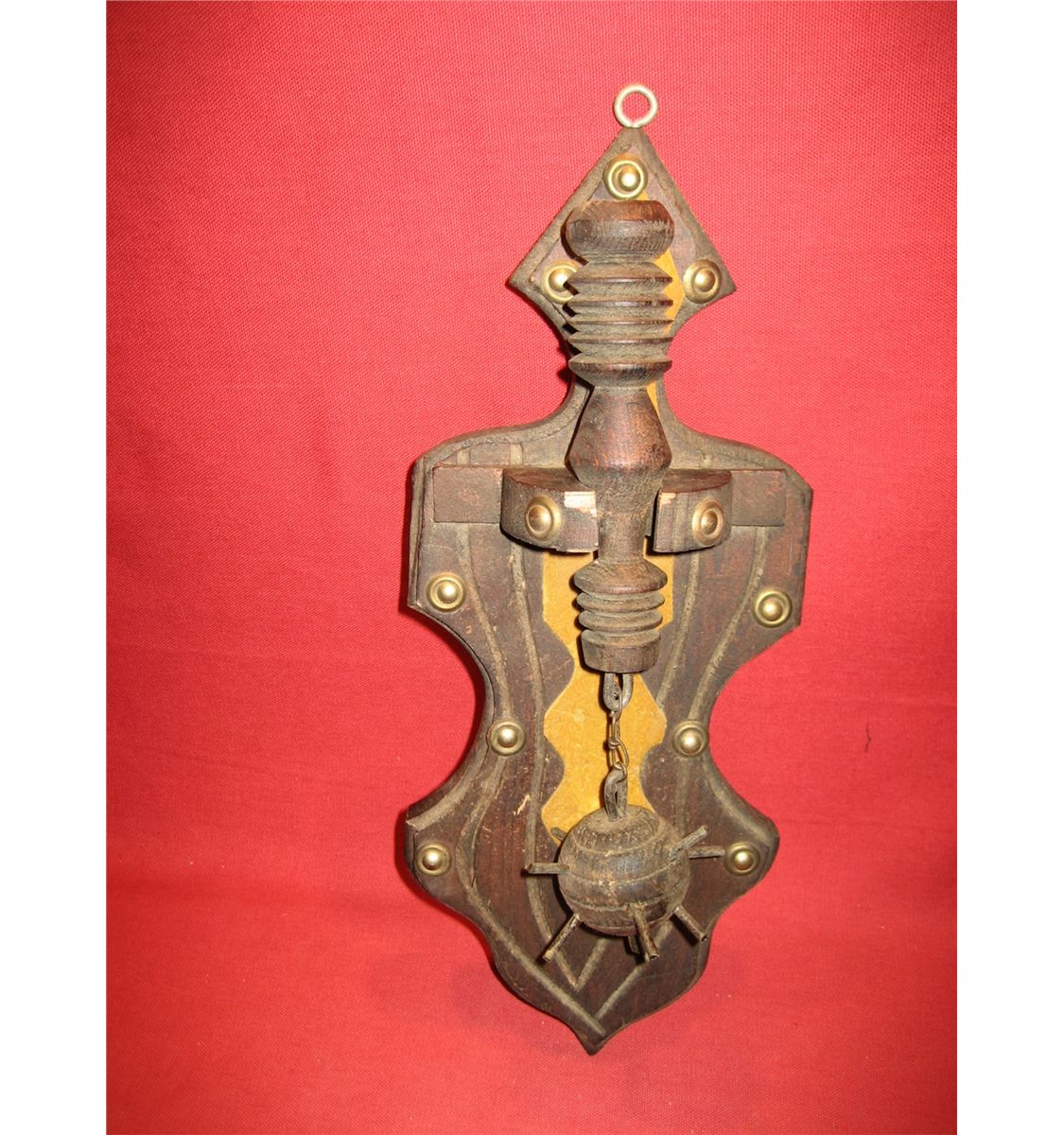 VINTAGE SPIKED METAL BALL & HARDWOOD FLAIL - A MEDIEVAL DEADLY CHAIN ...