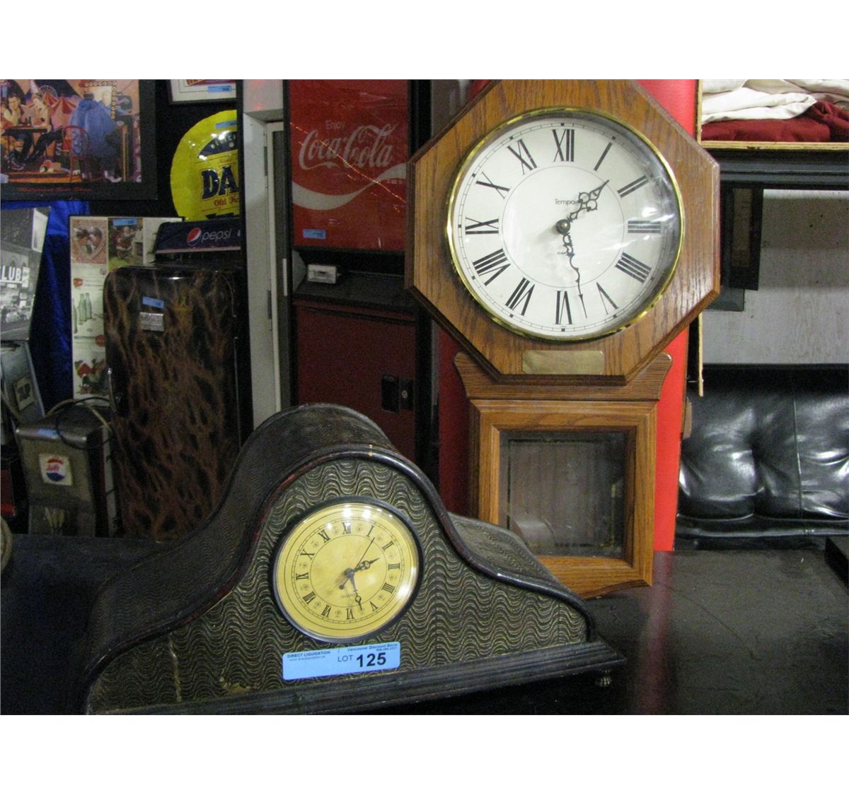 MANTLE + WALL CLOCKS