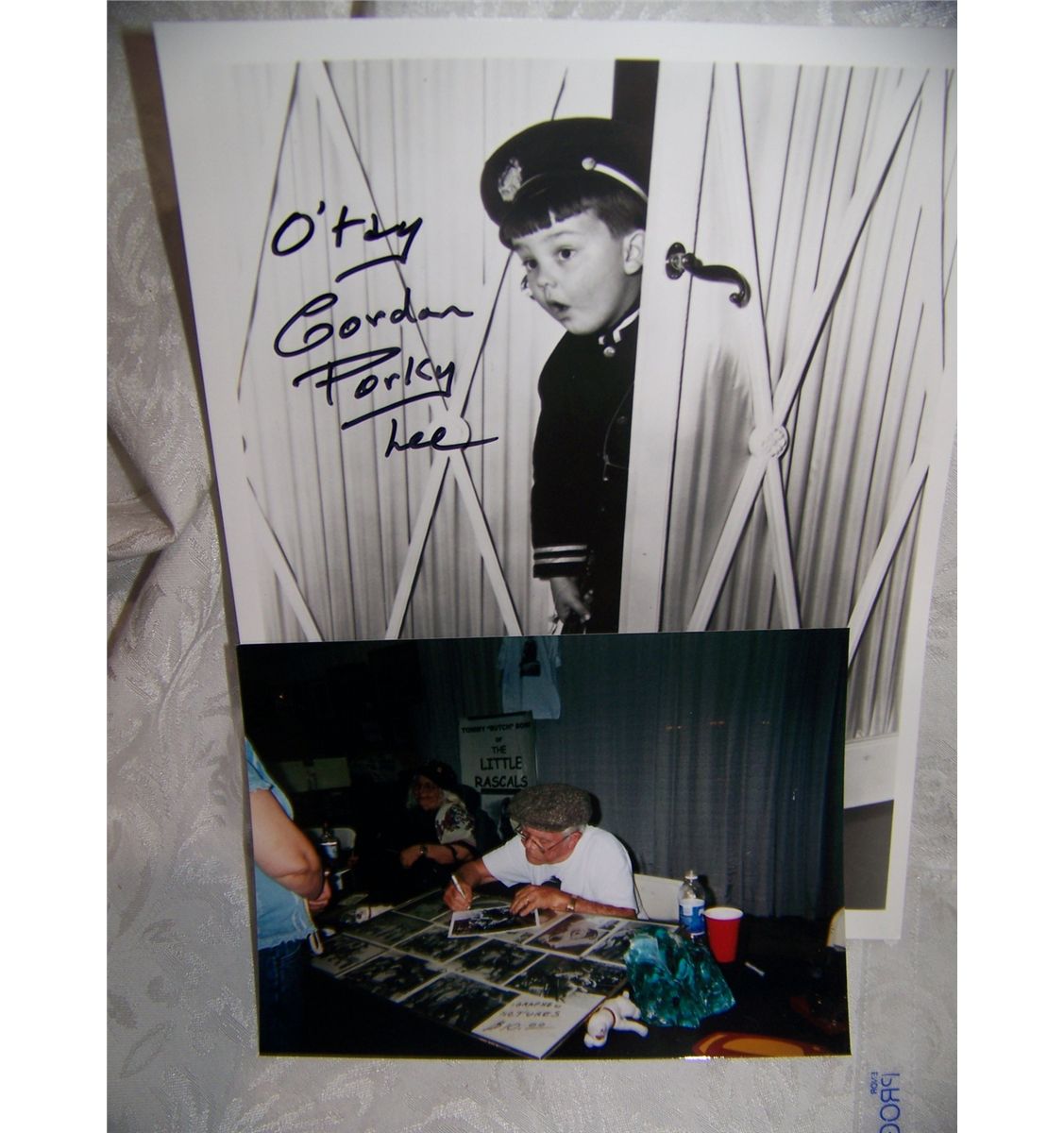 THE LITTLE RASCALS GORDON "PORKY" LEE. SIGNED "OTAY"
