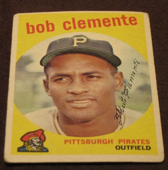 Bob Clemente No. 478, Vintage Topps Baseball Card.