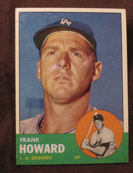 Frank Howard, No.123, Vintage Topps Baseball Card.