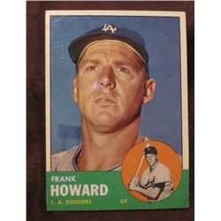 Frank Howard, No.123, Vintage Topps Baseball Card.