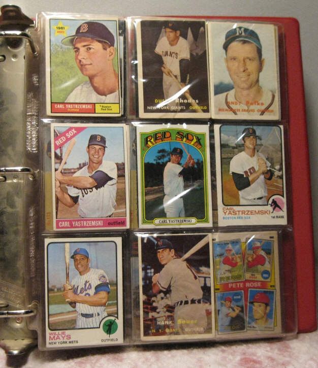 Vintage Baseball Collectors Card Album,