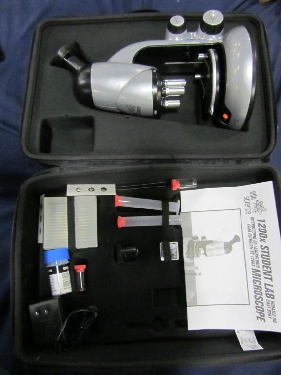 EDU Science Microscope W/Case