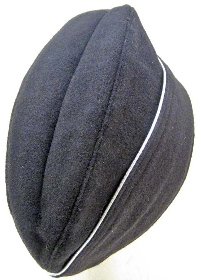 GERMAN NAZI WAFFEN SS PANZER OFFICER'S OVERSEAS SIDE CAP