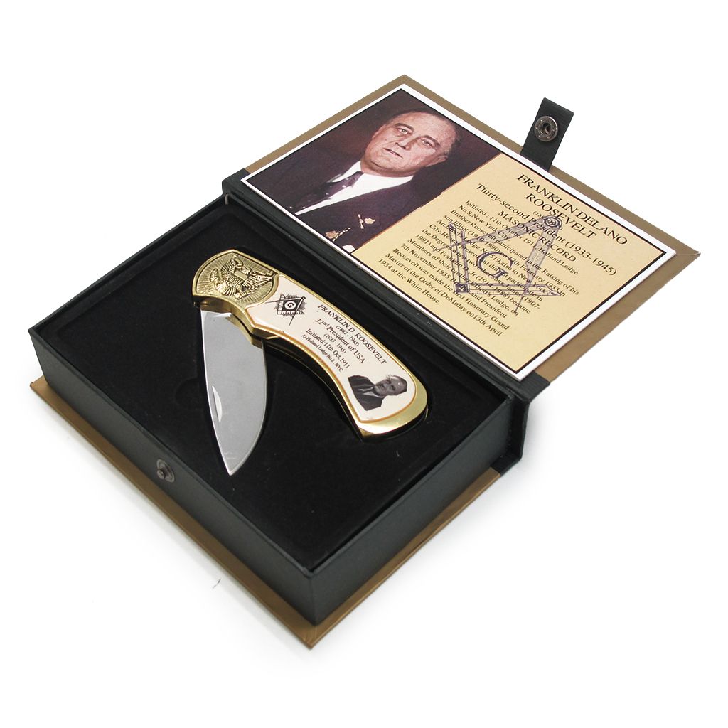 FRANKLIN DELANO ROOSEVELT MASONIC KNIFE