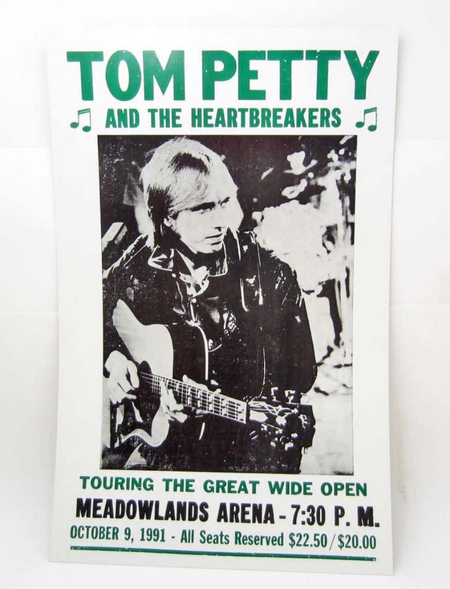 TOM PETTY CONCERT POSTER