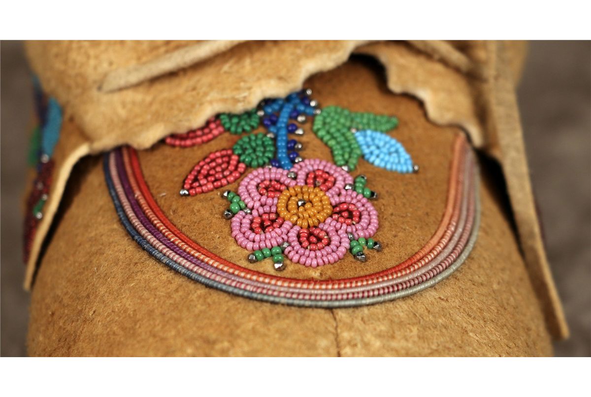 Cree Beaded Moccasins