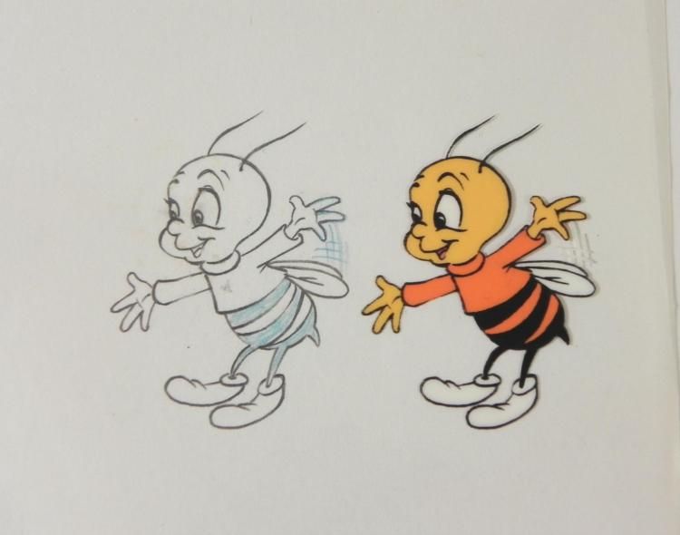 4) Cels Original My Show Animation Cheerios Drawings