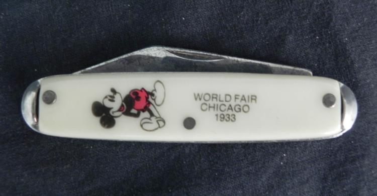 Mickey Mouse World's Fair Chicago 1933 (Fantasy) Knife