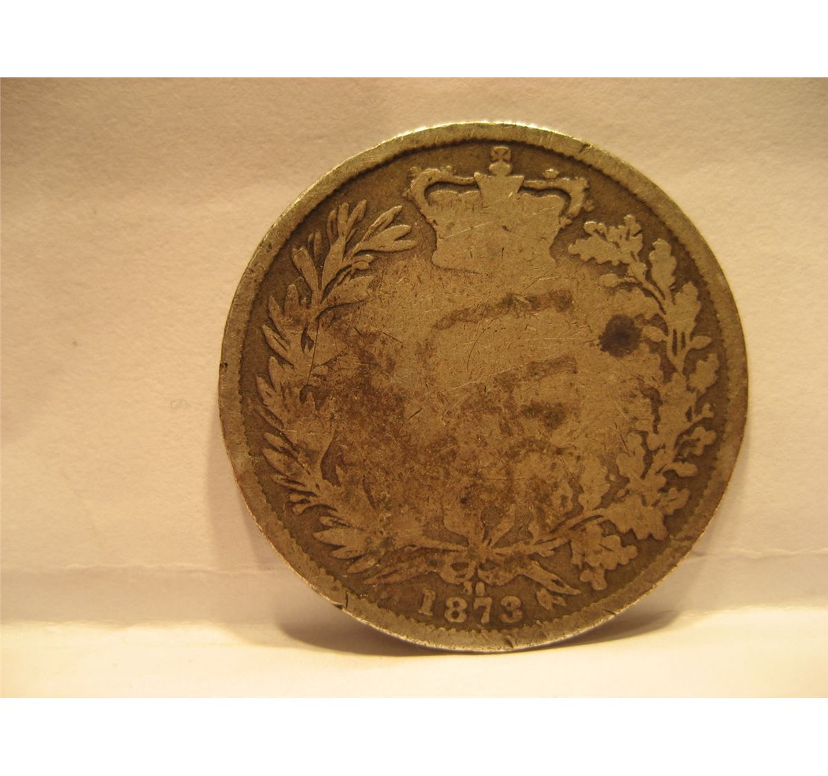 GREAT BRITAIN UK 1873 3 PENCE SILVER COIN