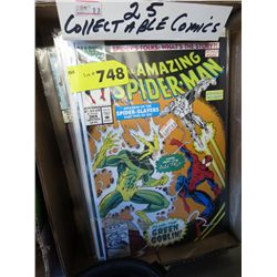 25 collectible comic books