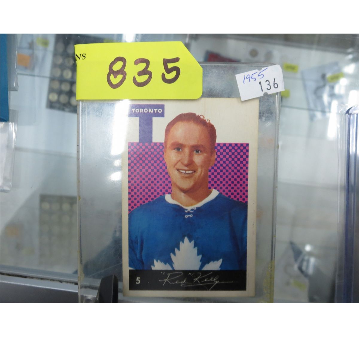 1955 Red Kelly card
