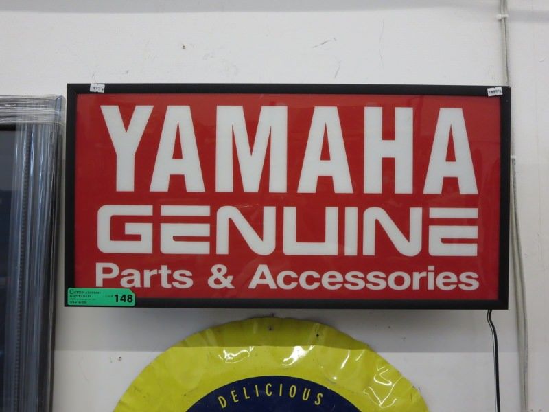 Yamaha Genuine Parts & Accessories sign