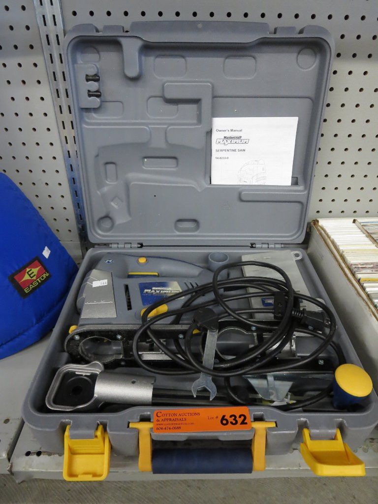 Mastercraft serpentine saw, in box
