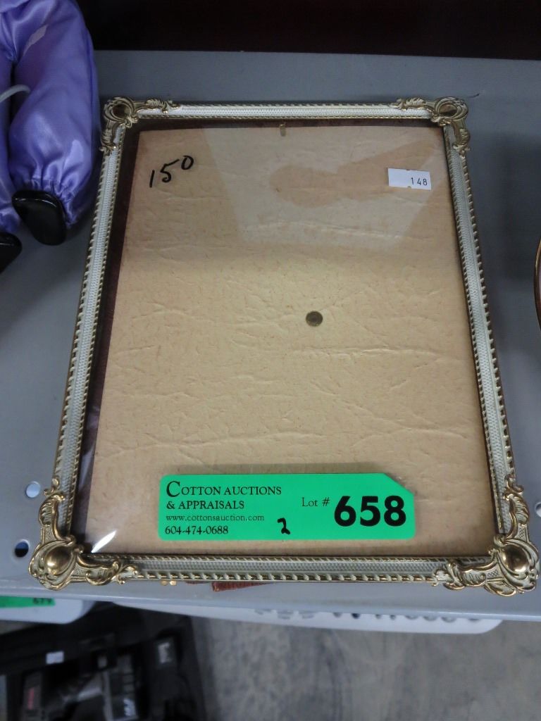 2 Vintage 8" x 10" picture frames