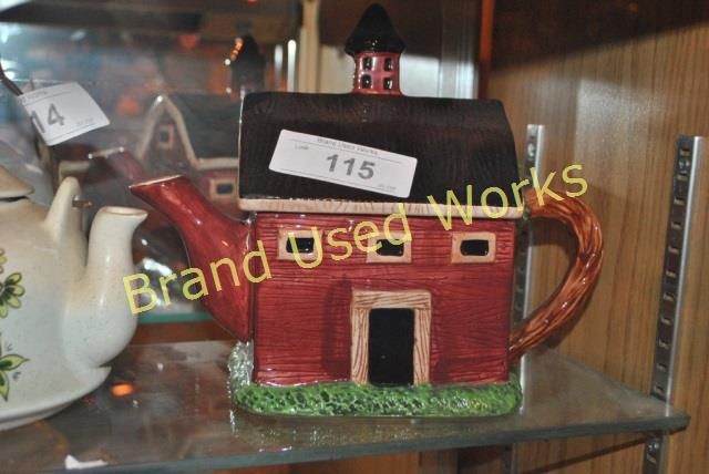 ONE PORCELAIN BARN TEAPOT