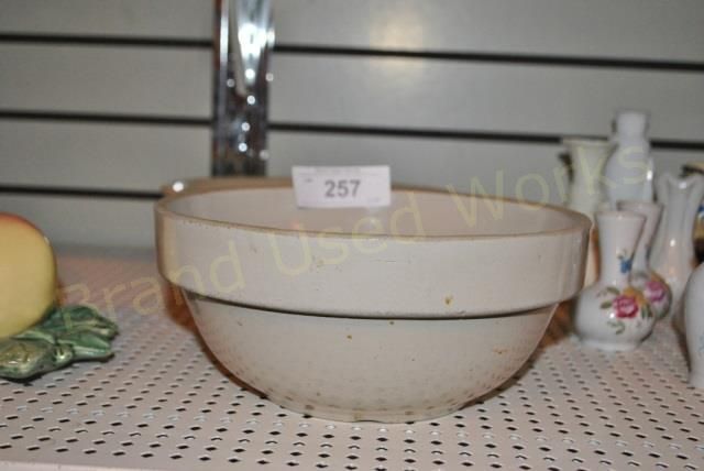 One antique pottery bowl and one tepco pottery