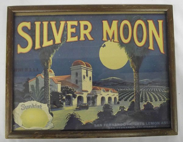 1930s Advertisement ''Silver Moon'' Sunkist Label
