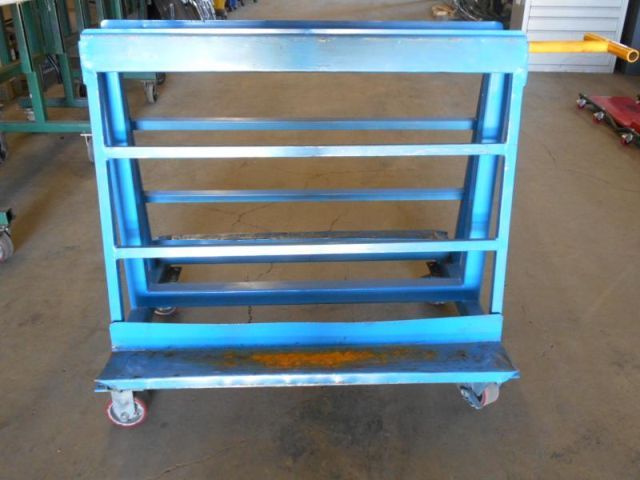 BLUE METAL A FRAME RACK