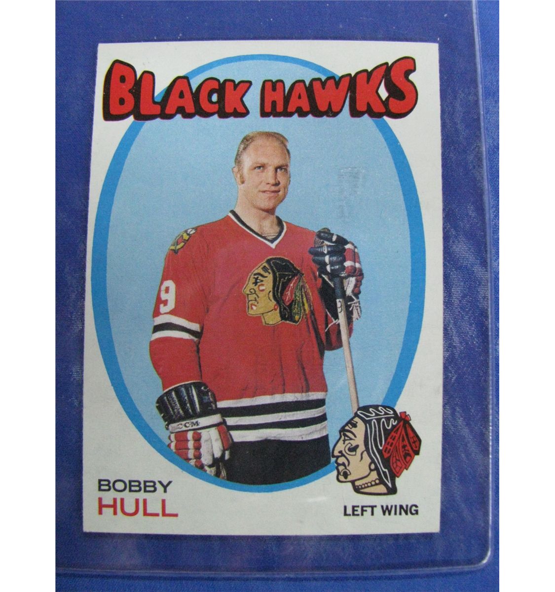 Bobby Hull Topps 71/72 #50 High grade Hockey Cards