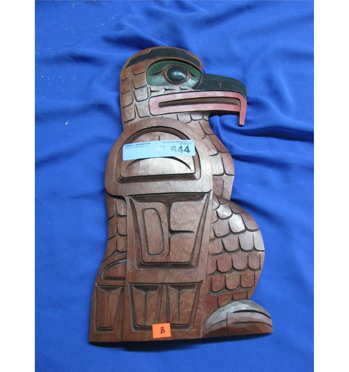 Carved and Painted Eagle by Larry Joseph