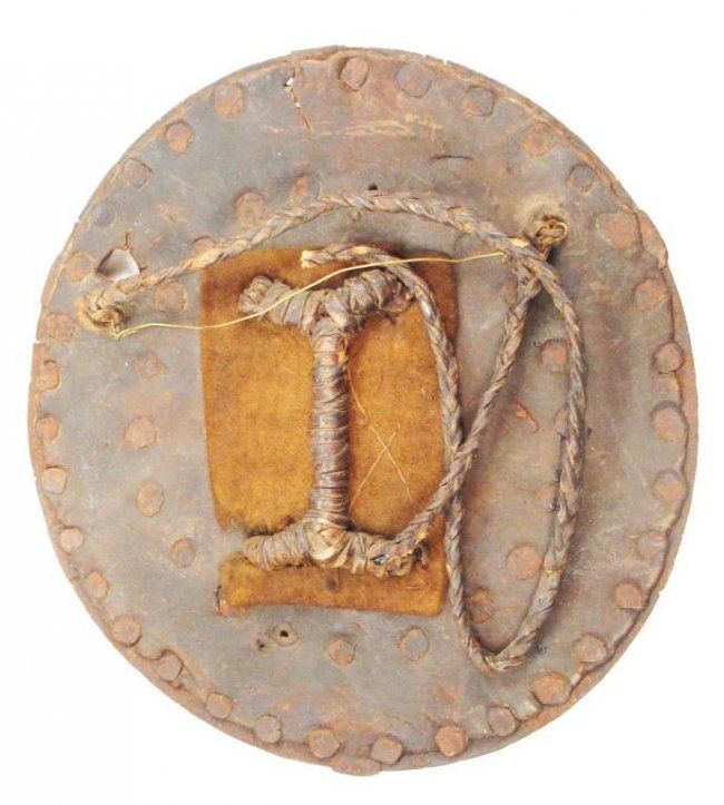 A RARE KHEVSUR SHIELD