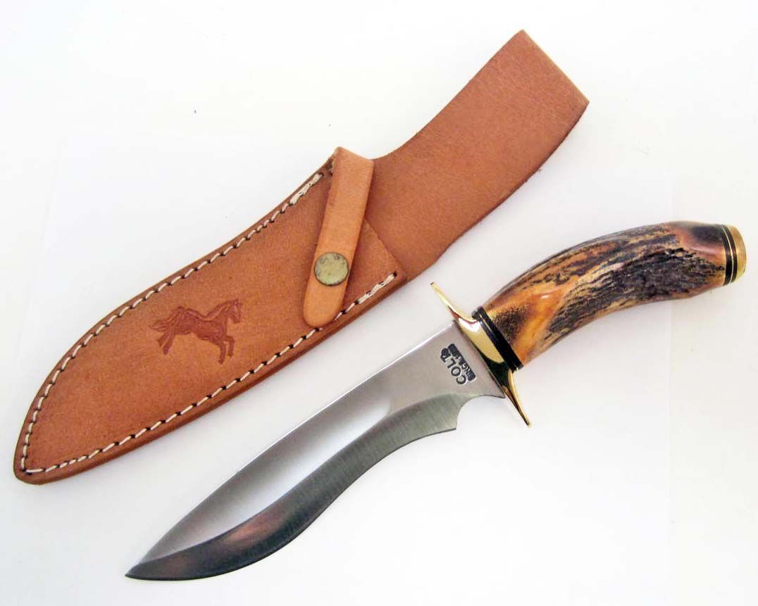 COLT TRADITIONAL HUNTING BOWIE KNIFE W/ SHEATH