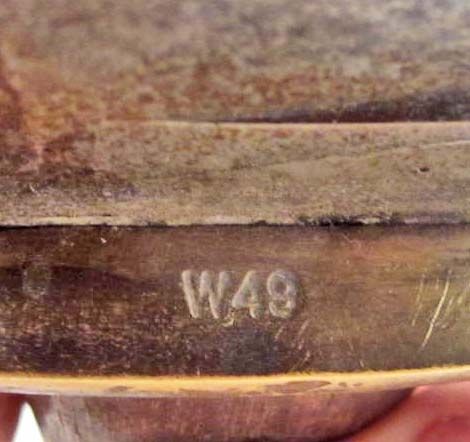 VINTAGE WESTERN W49 BOWIE KNIFE W/ WOOD HANDLE