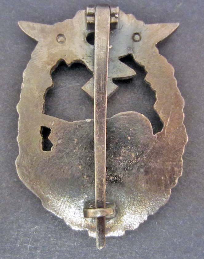 GERMAN NAZI LUFTWAFFE TANK ASSAULT BADGE AWARDED FOR 75 ASSAULTS