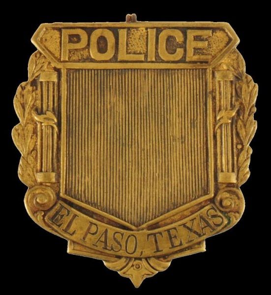 El Paso Texas Police Badge