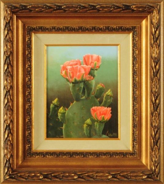 Arthur McCall Cactus Oil Painting