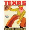 6 Texas Centennial Advertising Posters