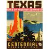6 Texas Centennial Advertising Posters