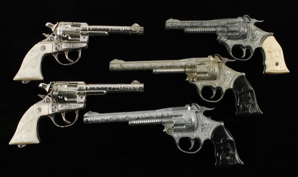 Lot of (5) Kit Carson Cap Guns