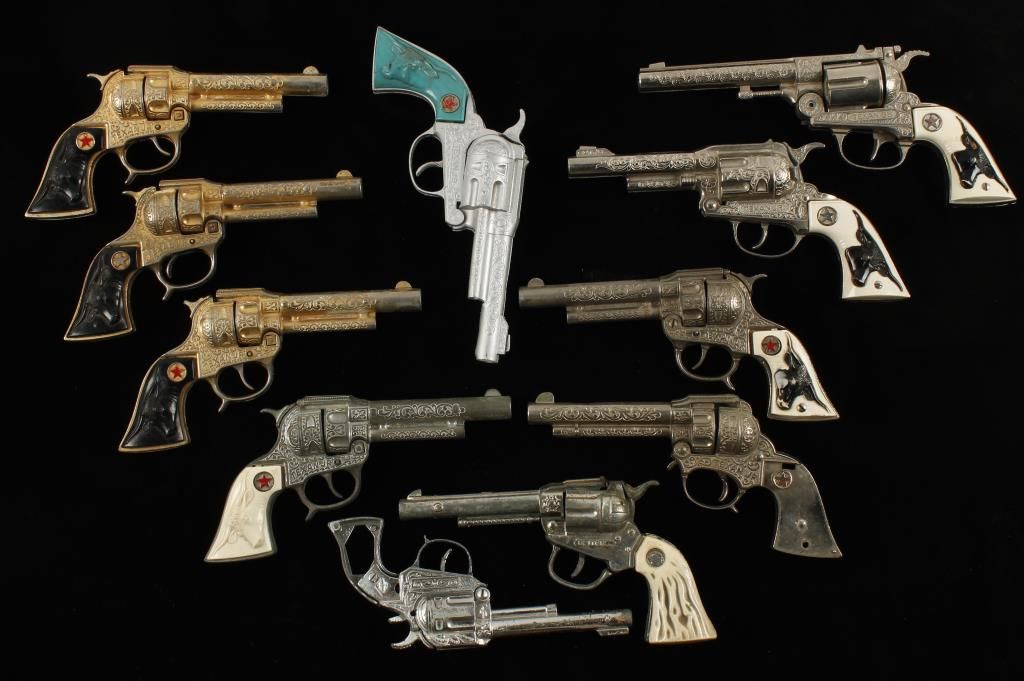 Lot of (11) Antique Cap Guns