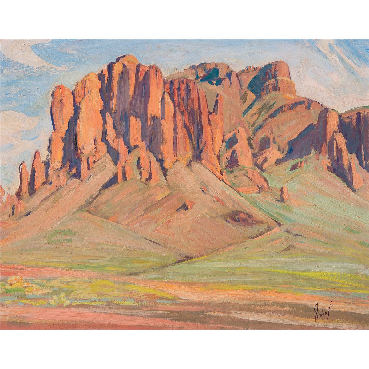 Superstition Mountain by Imhof, Josef