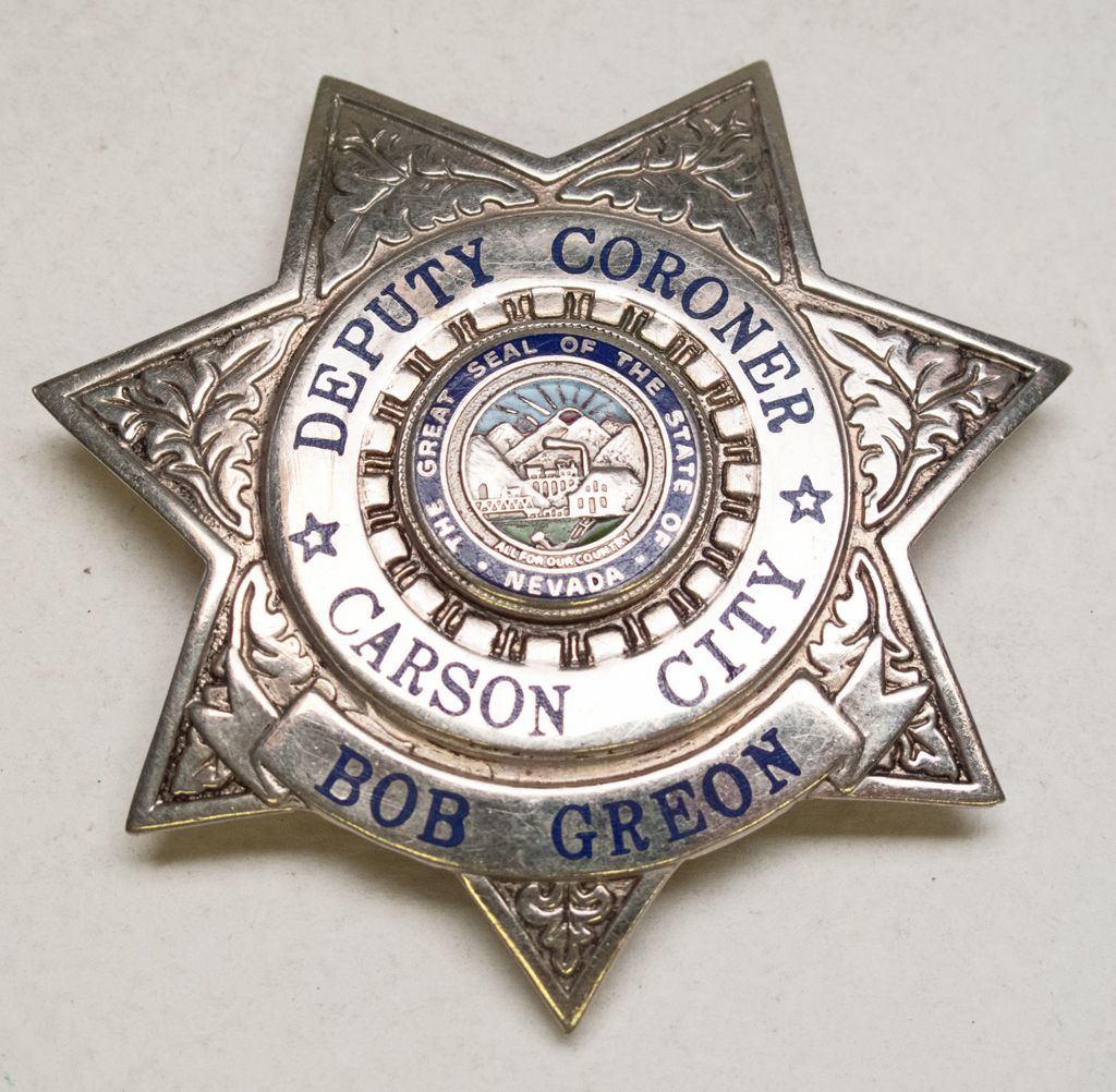 Deputy Coroner Badge for Bob Green