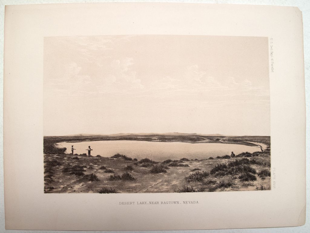 Desert Lake near Ragtown, Nevada.