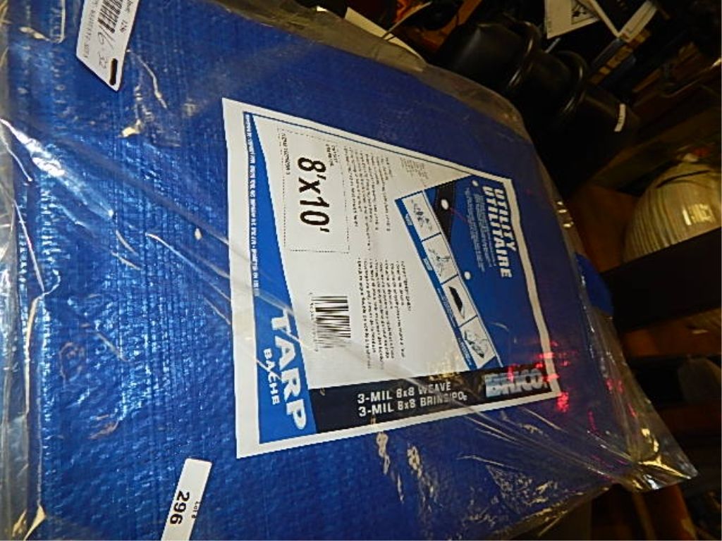 TARP - 8 X 10 BLUE TARP - NEW