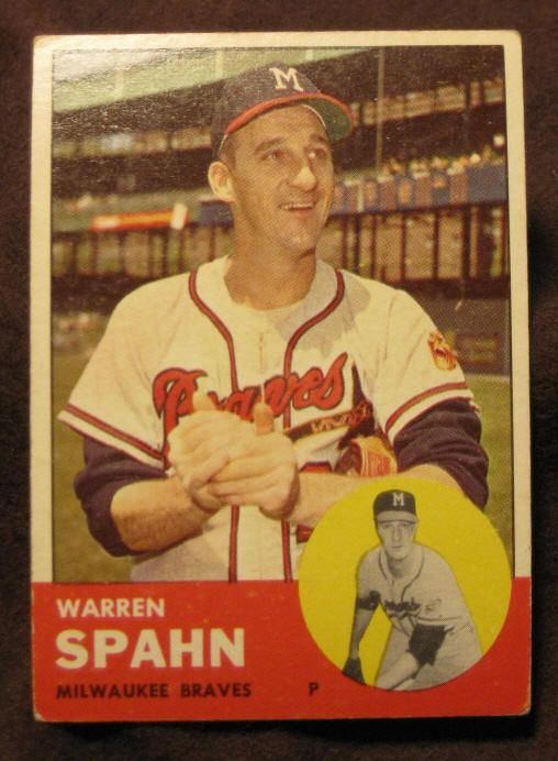 Warren Spahn, No. 320, Vintage Topps Baseball Card
