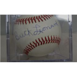 Walter Fenner "Buck" Leonard Autographed Baseball