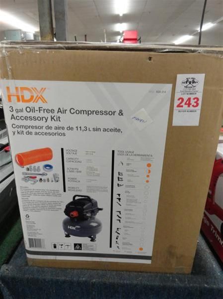 HDX 3 Gal. Air Compressor