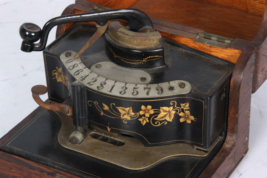 Sloan, Chace & Co. Check Punch Machine