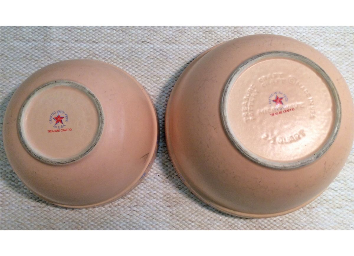 Treasure Craft mixing bowls
