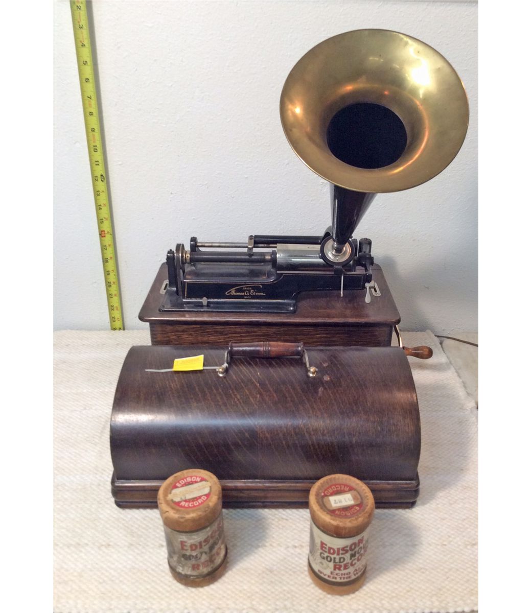 Thomas Edison Cylinder Phonograph