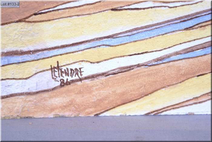 An unframed original acrylic on board painting "Golden Spruce" by ...